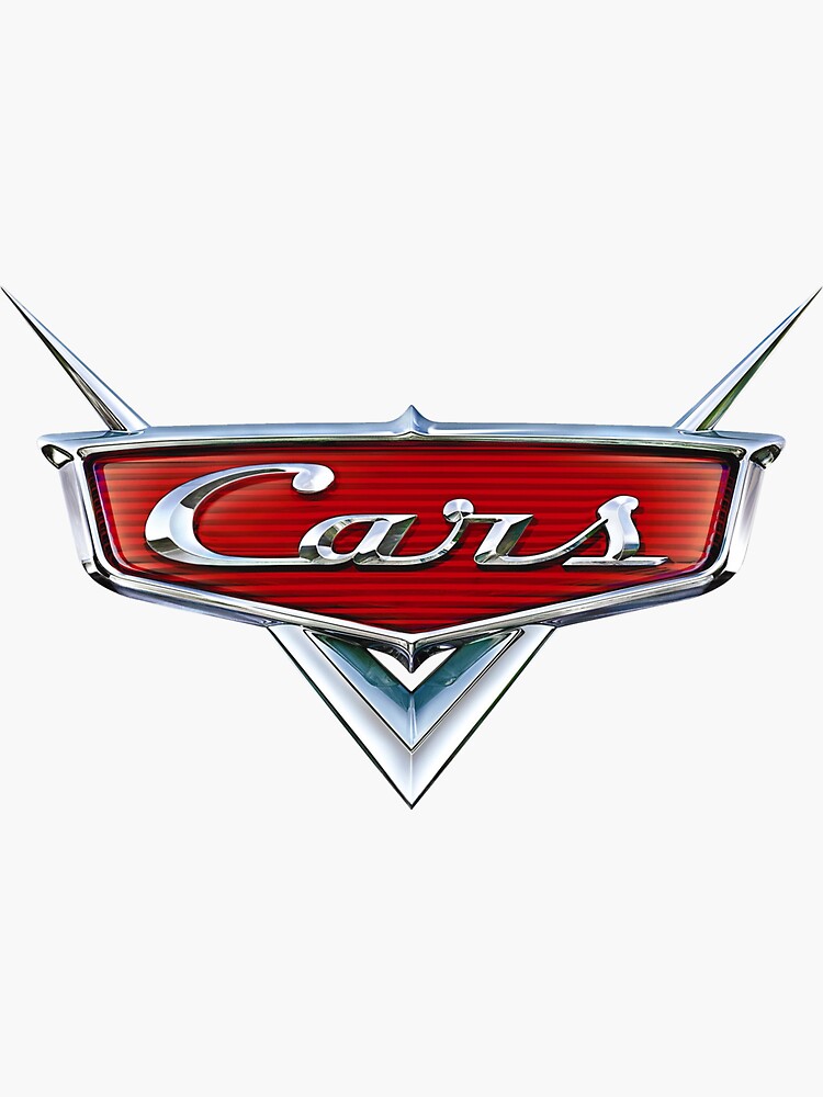 Pegatina «Logotipo de coche rojo» de LilliefMiller | Redbubble