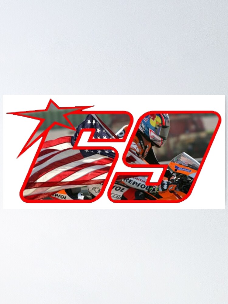 "Tribute To Nicky Hayden" Poster by Beadams | Redbubble