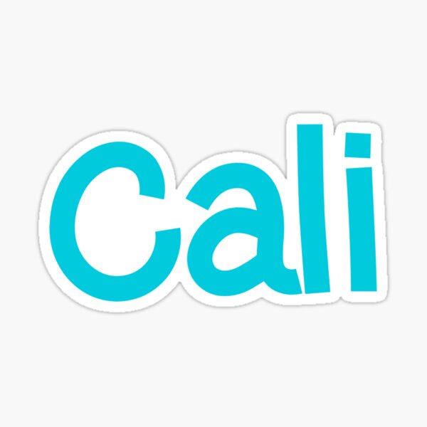 "Cali, Funny Cool Best color art" Sticker for Sale by artdragongift ...