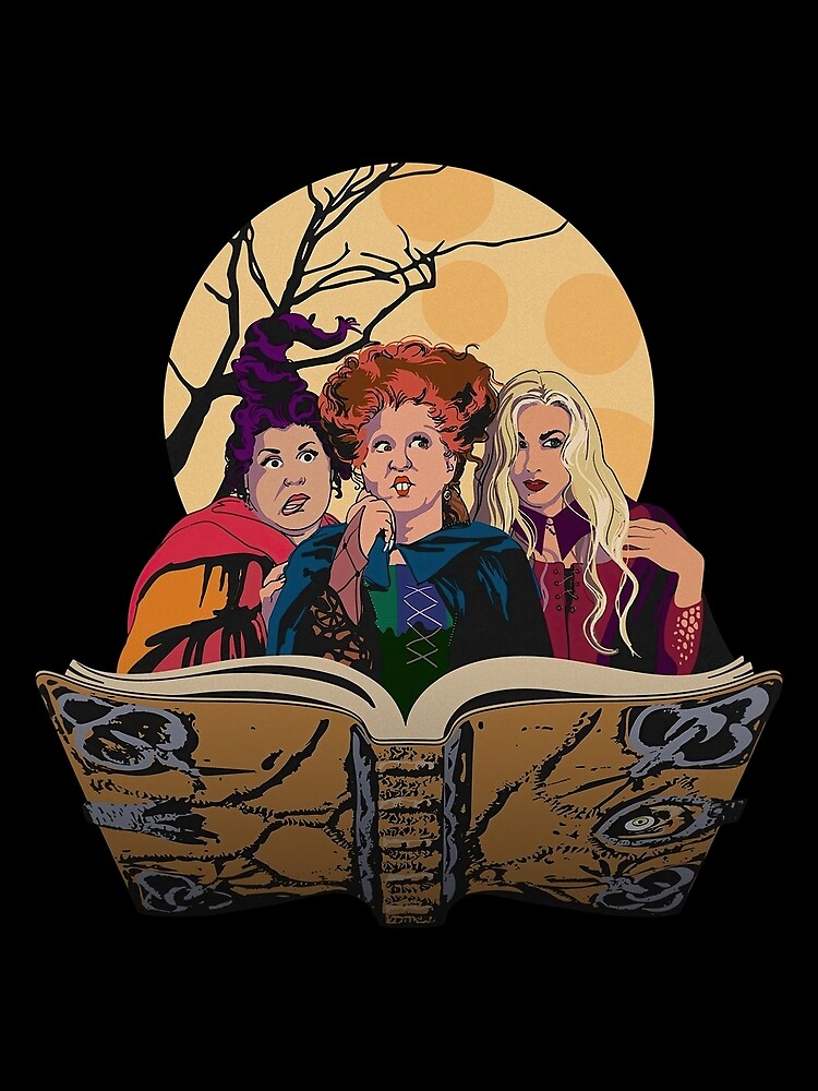 "Sanderson Sisters Hocus Pocus Moon" Poster for Sale by EthelMonahan ...
