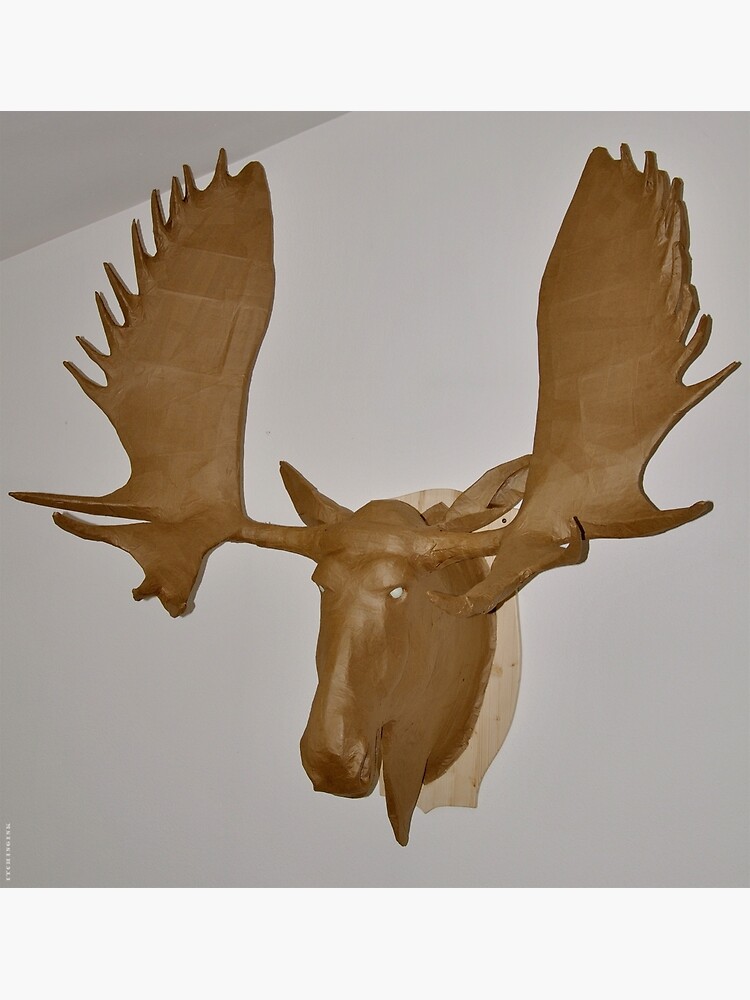 "Moose Cardboard" Poster for Sale by itchingink | Redbubble