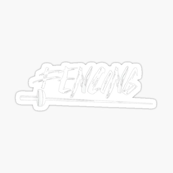 "Fencing Sport Epee Fencer Fencers " Sticker for Sale by rivartonine ...