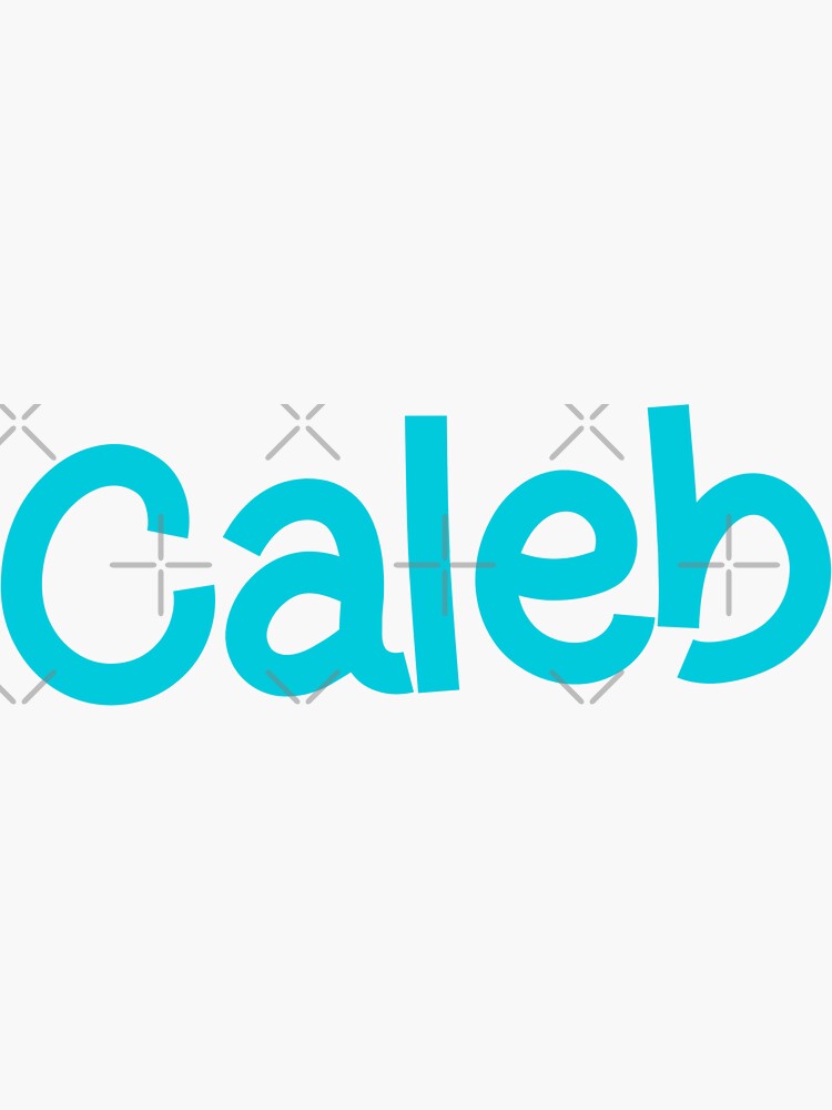 "Caleb, Funny Cool Best color art" Sticker for Sale by artdragongift ...