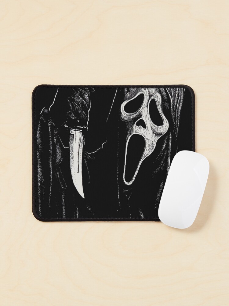 "Ghostface" Mouse Pad for Sale by DarlingMegski | Redbubble
