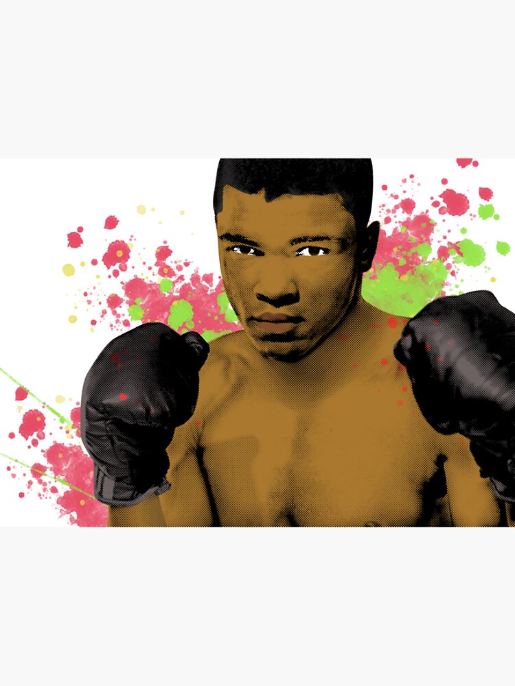 "Muhammad Ali Digital Mixed Media Painting." Sticker for Sale by ...