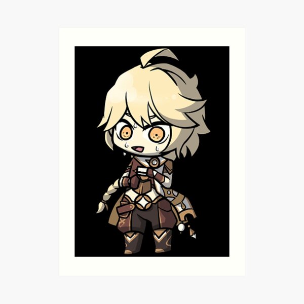 "Chibi Aether - Genshin Impact " Art Print for Sale by DavidWate27083 ...