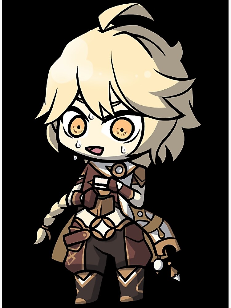 "Chibi Aether - Genshin Impact " Poster for Sale by DavidWate27083 ...