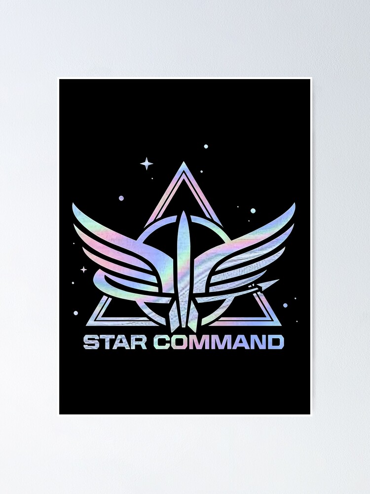 "Lightyear Star Command Holographic" Poster for Sale by DaphneBran ...