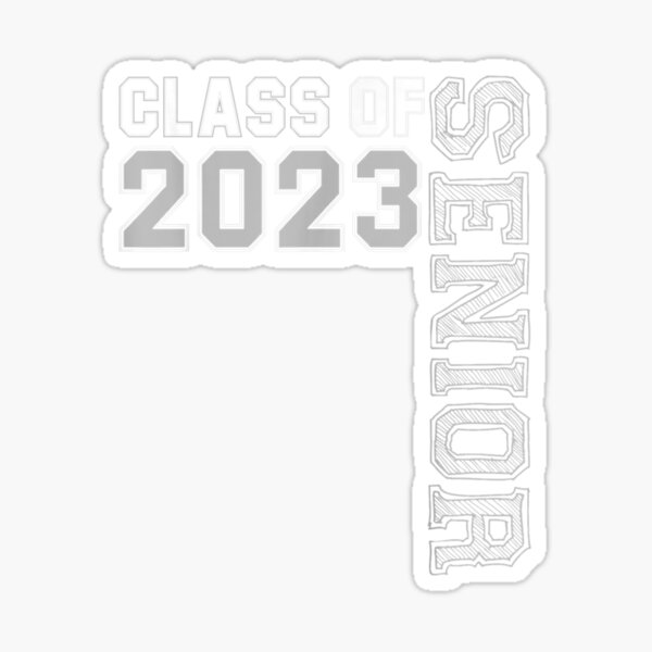 "Class Of 2023 Senior 23 Graduate School Matching Graduation" Sticker ...