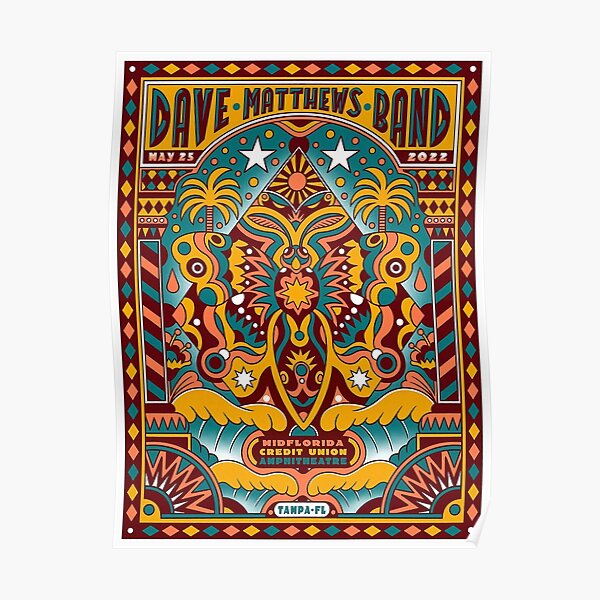 "#DMB DAVE TOUR 2022 MATTHEWS BAND MIDFLORIDA CREDIT UNION AMPHITHEATRE ...