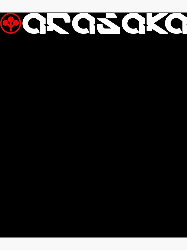 "Arasaka-Logo mit Text, Logo der Arasaka Corporation, Cyberpunk" Poster ...