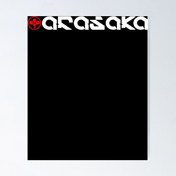 "Arasaka Logo With Text, Arasaka Corporation Logo, Cyberpunk " Poster ...