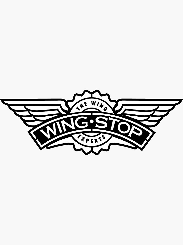 "WINGSTOP-logo" Sticker for Sale by ConerJohn421 | Redbubble