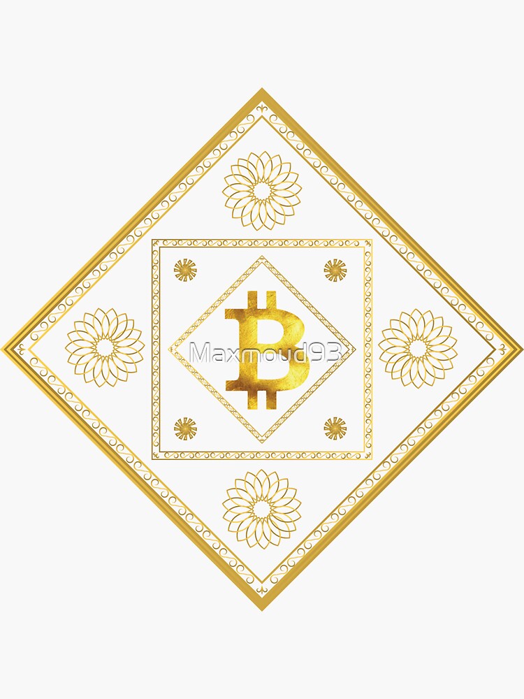 "BTC Bitcoin Crypto Coin Logo" Sticker for Sale by Maxmoud93 | Redbubble