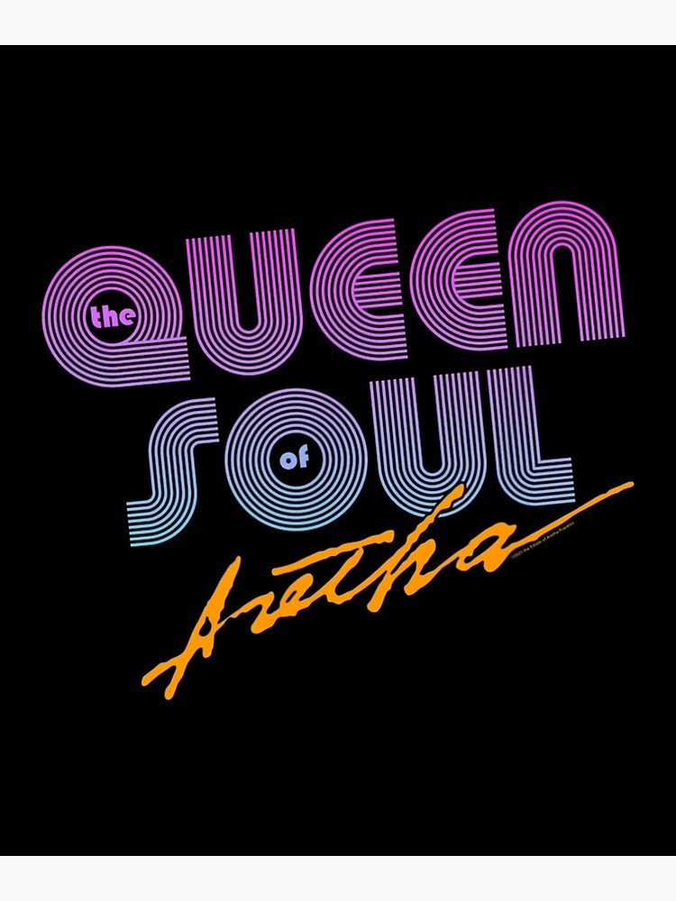 "Aretha Franklin The Queen Of Soul" Poster for Sale by UeMurad | Redbubble