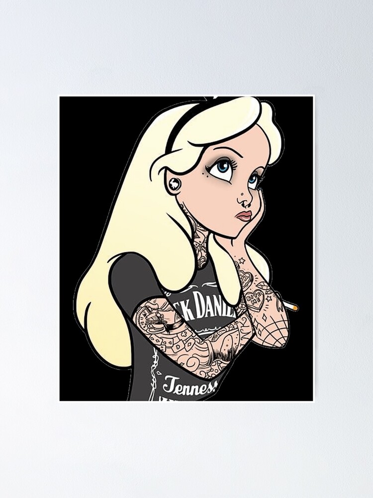 "Alice In Wonderland Alice punk in wonderland" Poster for Sale by ...