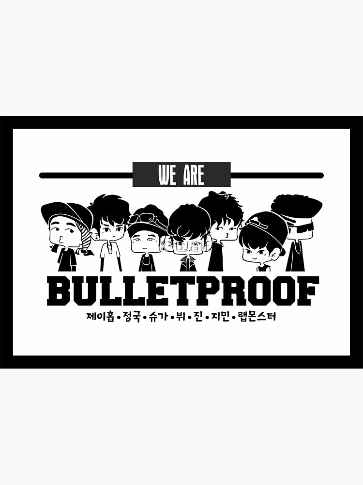 "BTS WE ARE BULLETPROOF Chibi 2" Art Print by k-waii | Redbubble