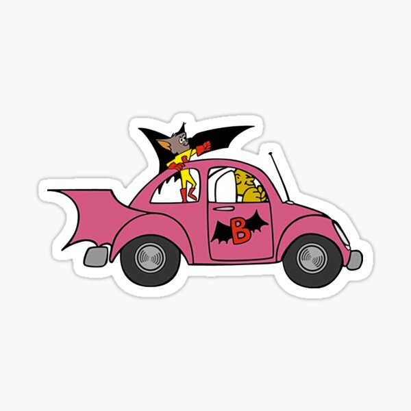 "Batfink Danger Mouse" Sticker for Sale by gracicintire | Redbubble