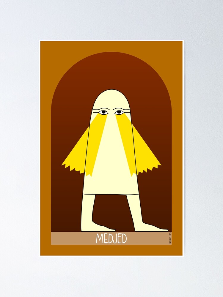 "Medjed" Poster by tudi | Redbubble