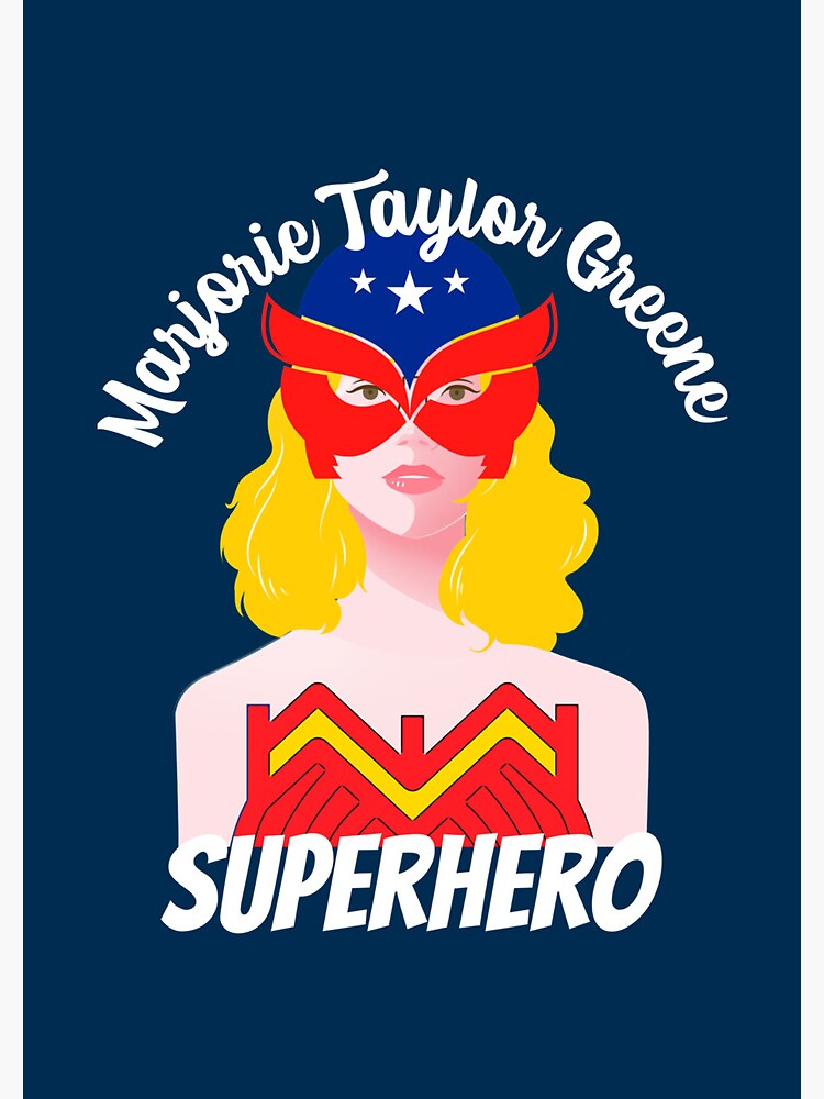 Cuaderno de espiral «Marjorie Taylor Greene es mi heroe-Superheroe ...