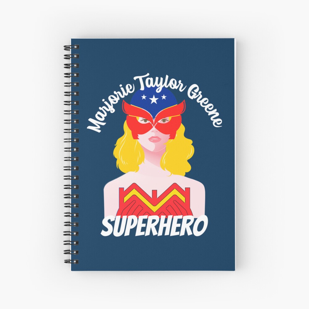 Cuaderno De Espiral Marjorie Taylor Greene Es Mi Heroe Superheroe Marjorie Taylor Greene Mtg