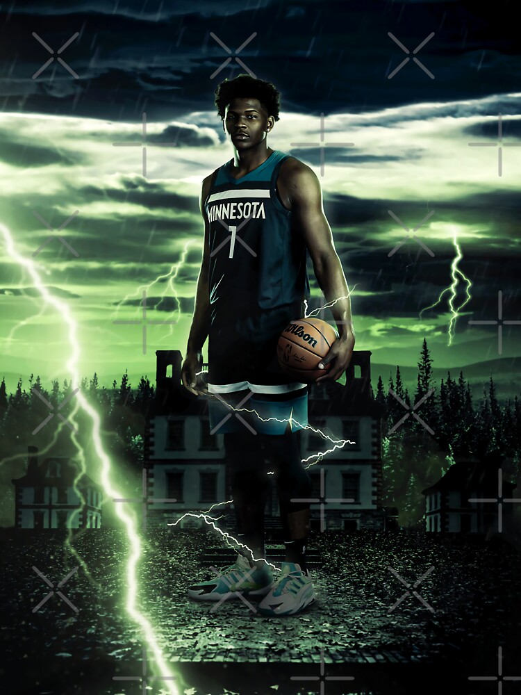 "Anthony Edwards 1 Young Star" Sticker for Sale by MichaelBK11 | Redbubble