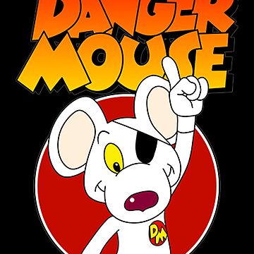"Danger Mouse logo" Sticker for Sale by gracicintire | Redbubble