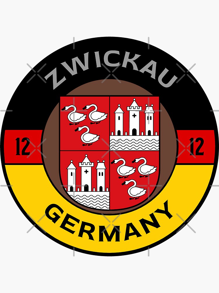 "Zwickau | Zwickau, Germany | German locations" Sticker for Sale by ...