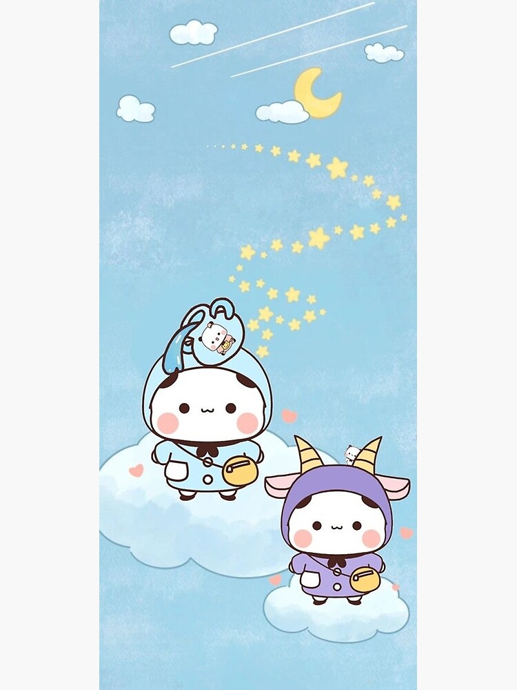 "Cute Bubu Is Flying In The Cloud" Poster for Sale by gingersweet ...