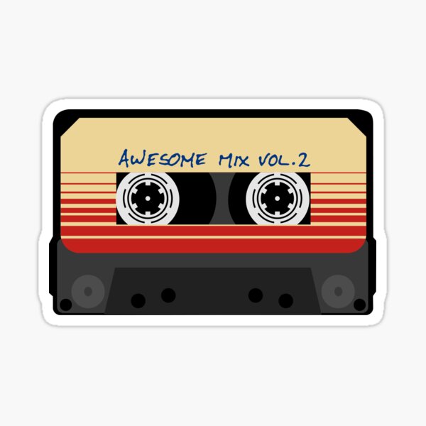 "Awesome Mixtape Vol. 2, Tape, Music, Cassette" Sticker for Sale by ...