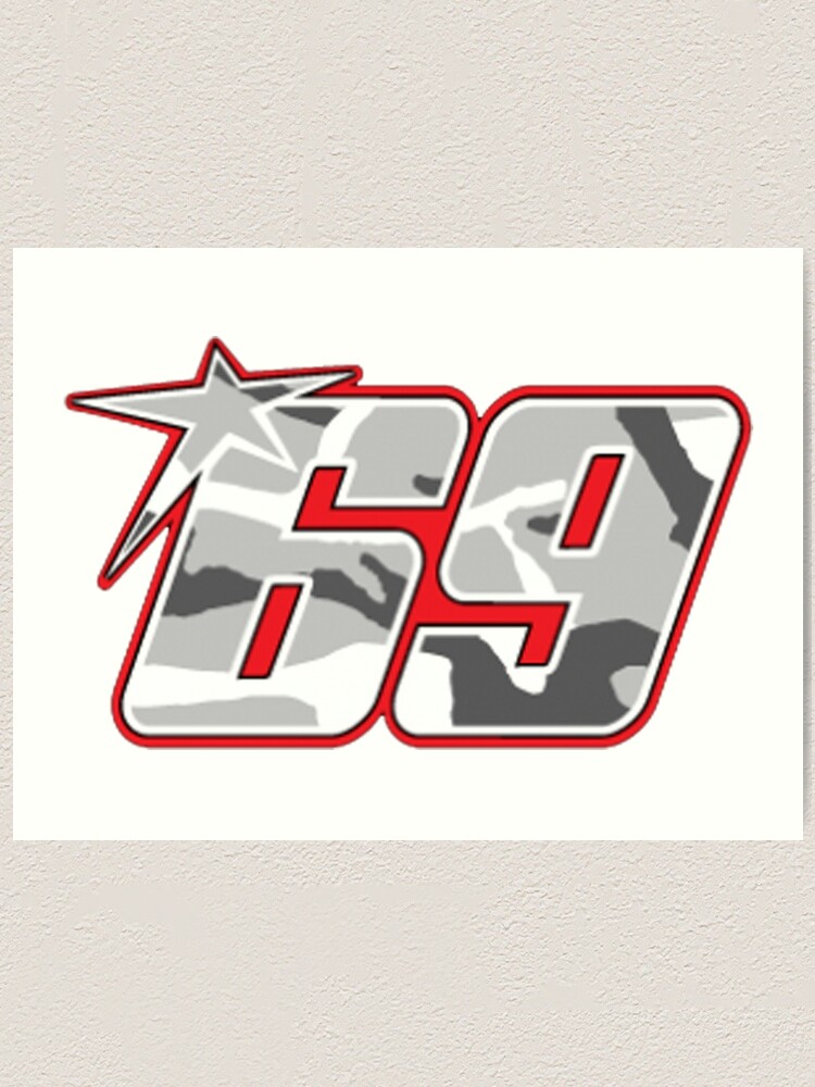"69 Nicky Hayden" Kunstdruck von Carwill | Redbubble