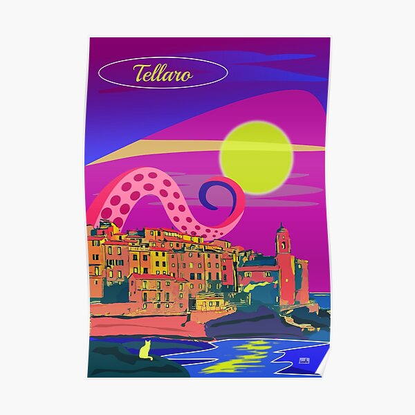 "Original TELLARO SALVATA DAL POLPO by Enzo Iorio" Poster for Sale by ...