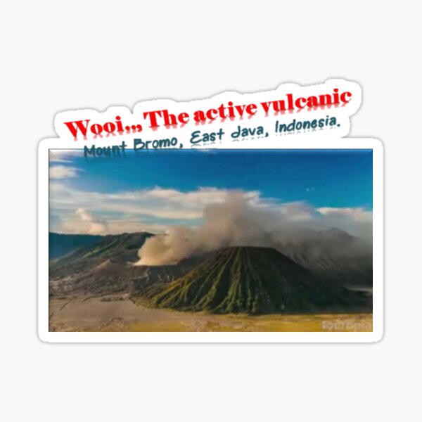 "In Life Travel View Mount Bromo 2" Sticker for Sale by InLifeZarief ...
