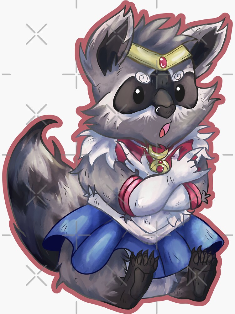 "Sailor raccoon" Sticker for Sale by Tobios-Art | Redbubble