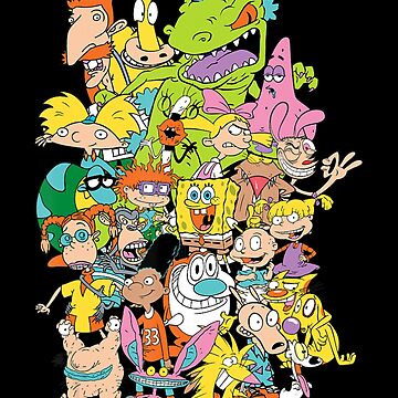 "Nickelodeon Complete Nick 90S Throwback Character" Magnet for Sale by ...