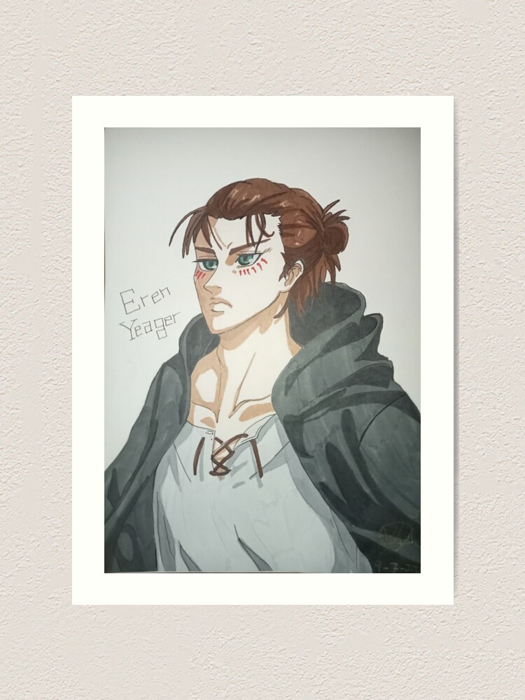 "Eren Yeager Attack On Titan" Art Print for Sale by LizzieYakunori ...