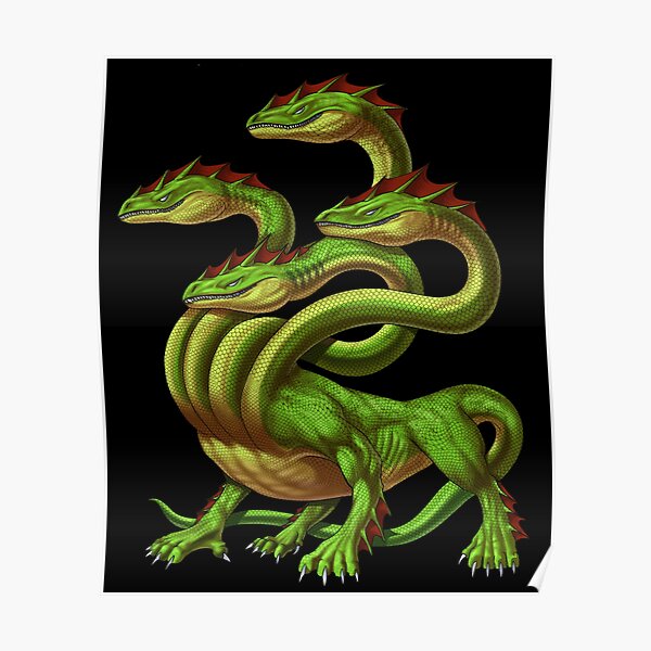 "Greek Mythology Hydra" Poster for Sale by underheaven | Redbubble