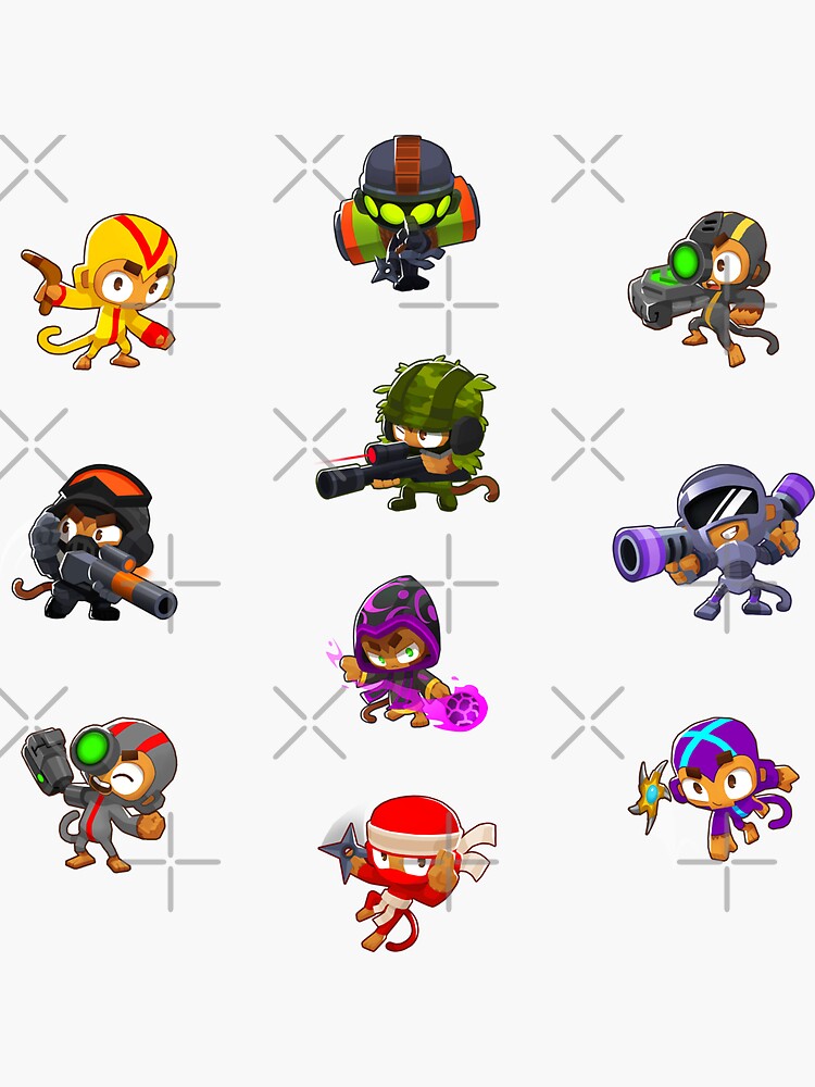 "The Bloons Td 6 Pack" Sticker for Sale by LophiaLizaraga | Redbubble