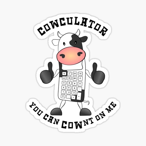 Cowculator Merch & Gifts for Sale | Redbubble