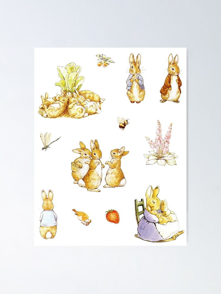 "Peter Rabbit and Friends Collection Pack - Beatrix Potter" Poster for ...