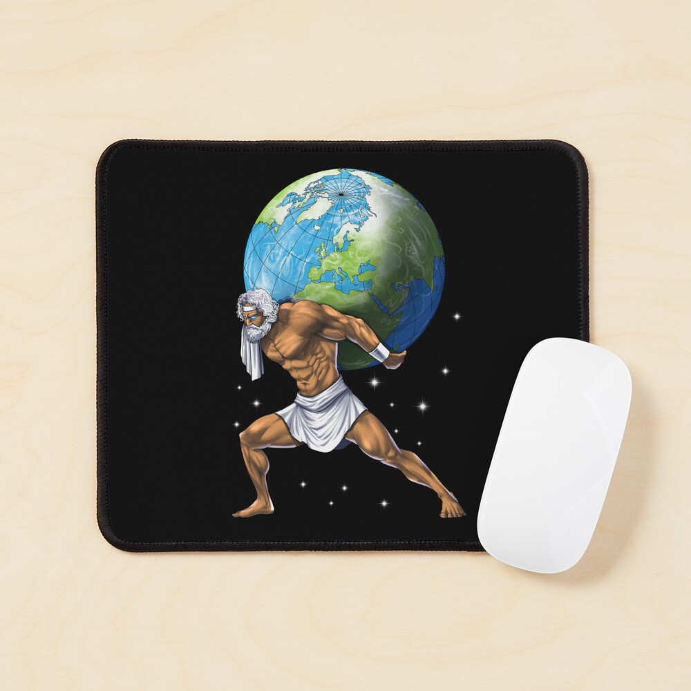 "Greek Mythology God Atlas" Poster for Sale by Nikolay Lachezarov ...