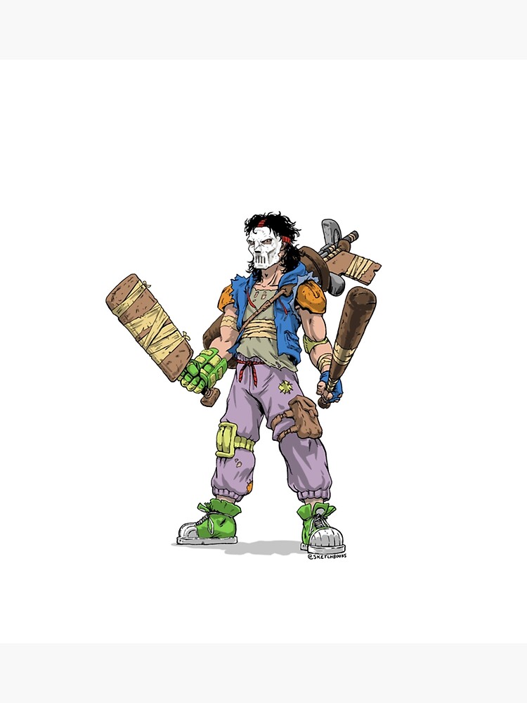 "Casey Jones TMNT" Sticker for Sale by brlilayyn4 | Redbubble