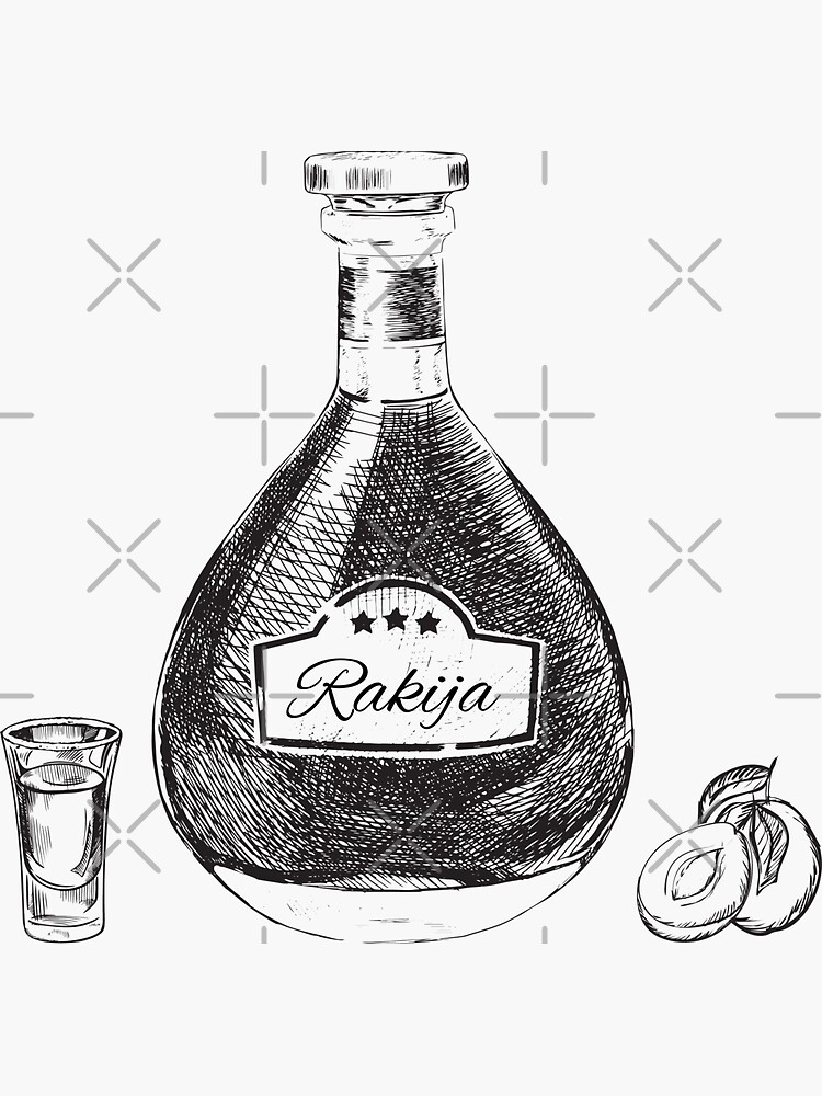 "Rakija Connecting People BALKAN EDITION" Sticker for Sale by imagine99 ...