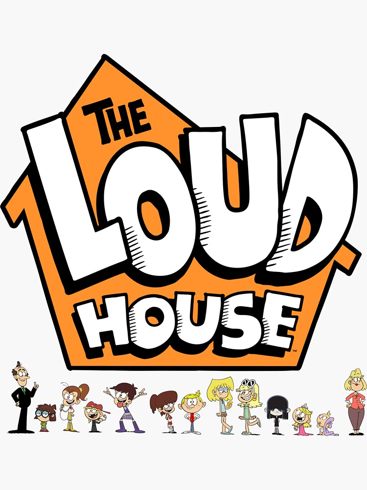 "The Loud House" Sticker for Sale by carla-niki | Redbubble
