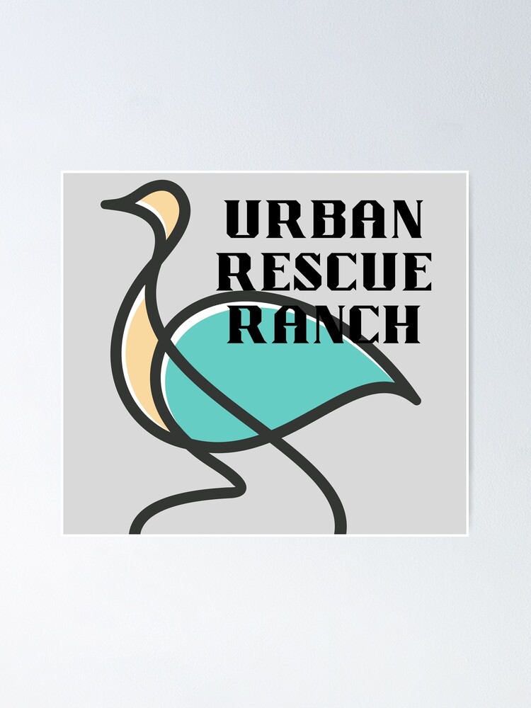 "Urban-Rescue-Ranch" Poster for Sale by mudie | Redbubble