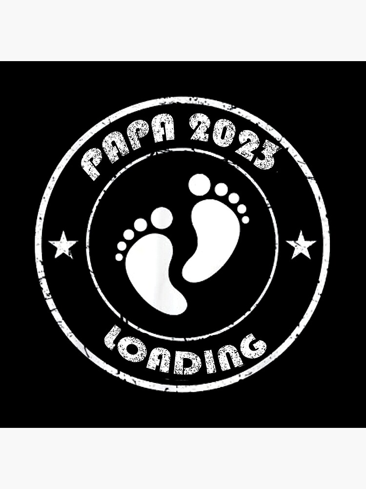 "Man 2023 Dad Loading Future Dad 2023 Download Baby Gift" Photographic ...