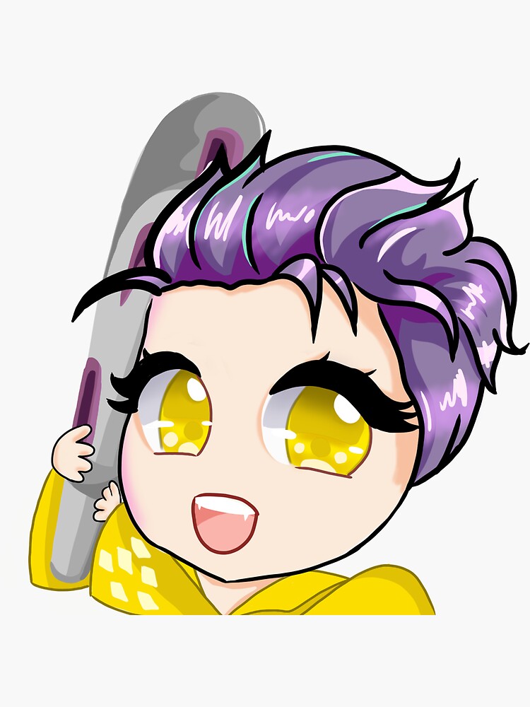 "Trickster from Dead by Daylight Chibi Style Digital Art" Sticker for ...