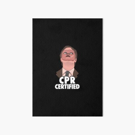 "The Office Memes Dwight CPR Certified" Art Board Print for Sale by ...