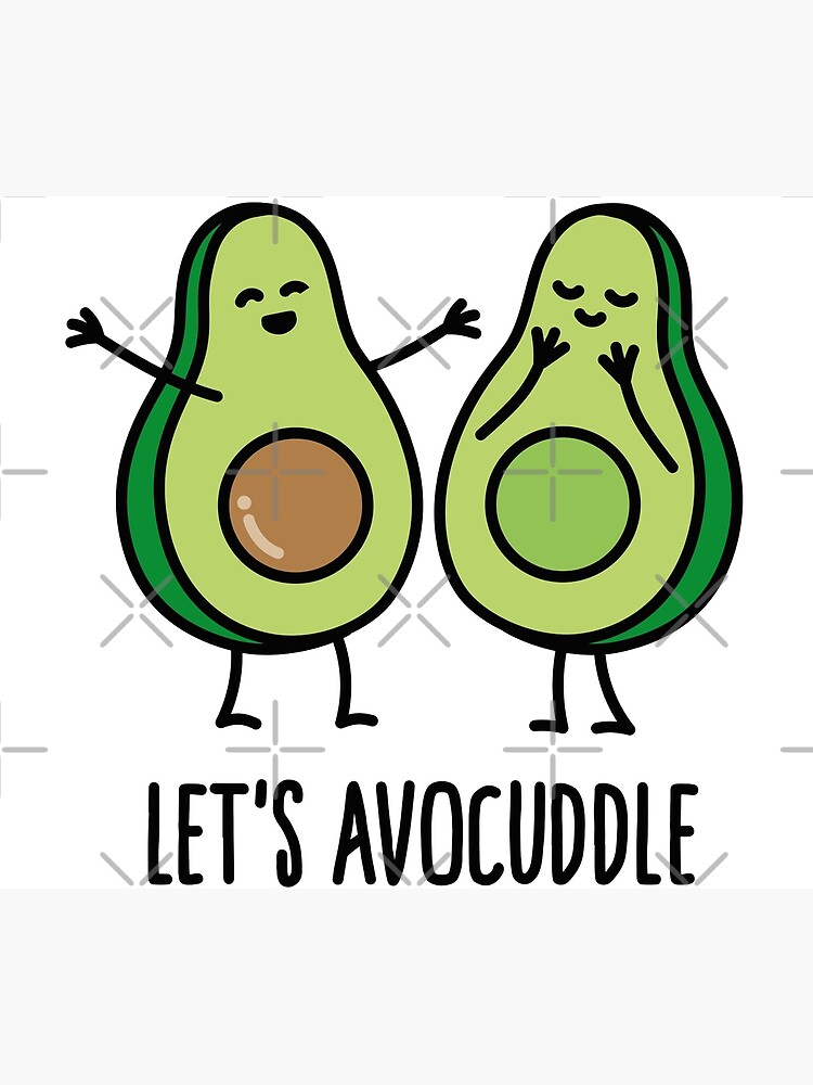 "Let's avocuddle" Photographic Print for Sale by LaundryFactory | Redbubble