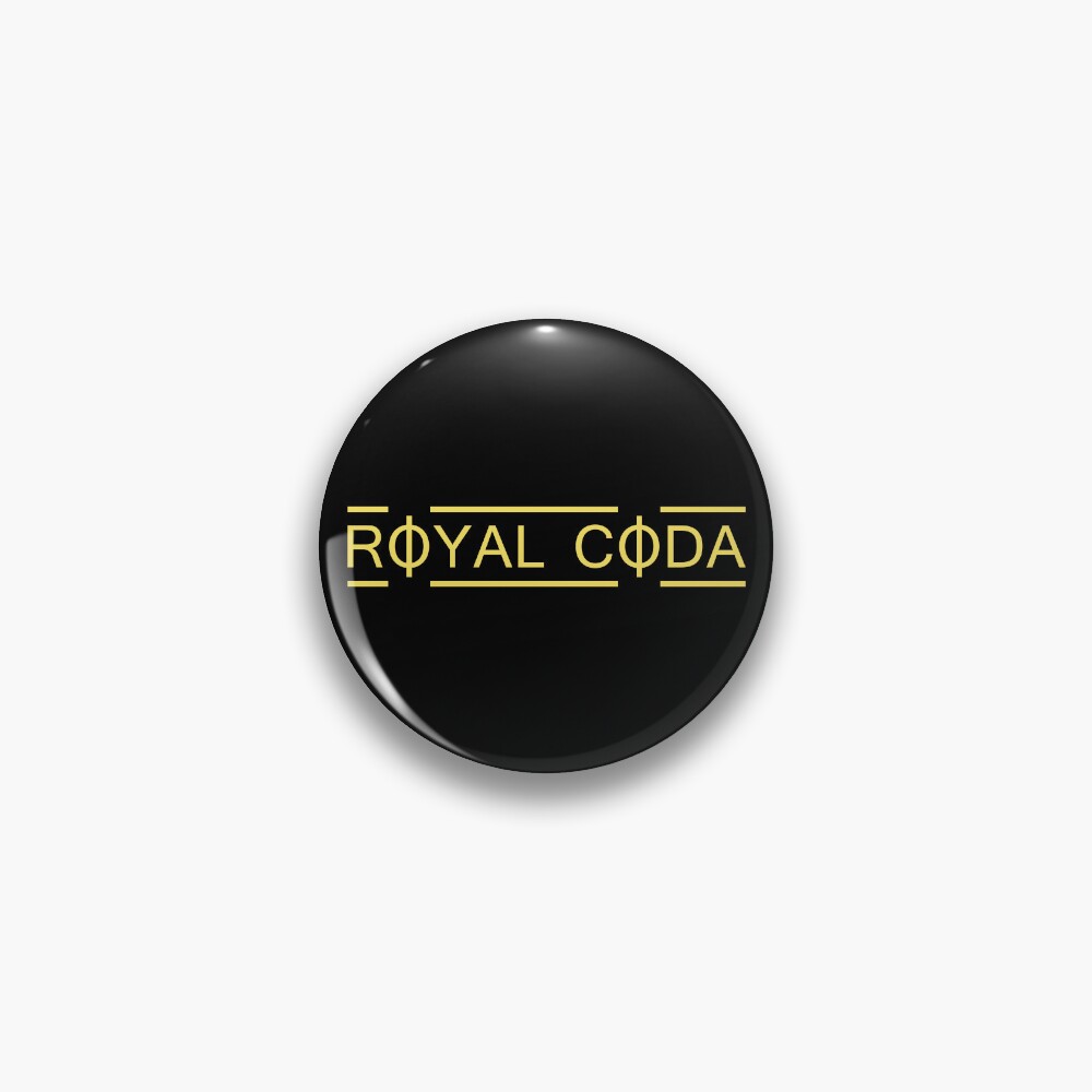 "Royal Coda Merch Royal Coda Logo" Pin for Sale by SamibShop | Redbubble